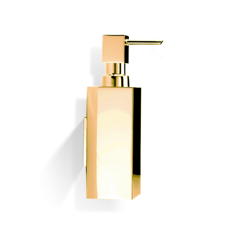 Distributeur de savon liquide mural, design de qualité finition or ... Distributeur de savon liquide mural, design de qualité finition or ...