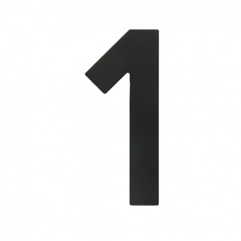 Chiffre de maison 1 noir | MUST FLAT 1 NM | MCH Store
